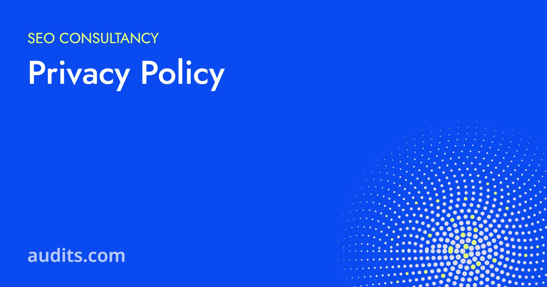 Privacy Policy - Audits.com